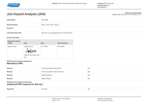 Article Page Construction Job Hazard Analysis Example Construction Job