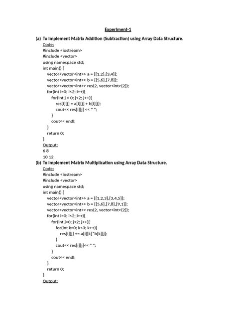Dsa Lab Experiments Pdf Software Development Algorithms And Data