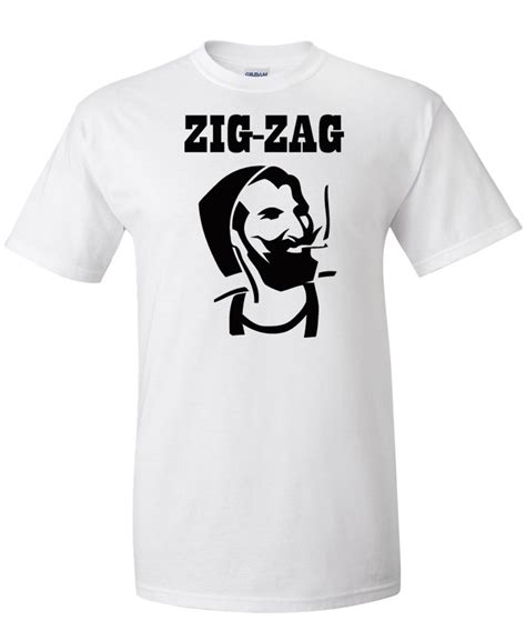 Zig Zag Logo Graphic T Shirt Supergraphictees