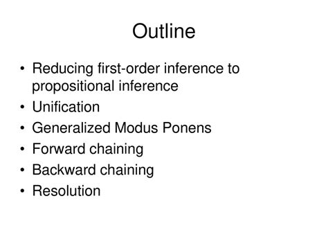 Inference In First Order Logic Ppt Download