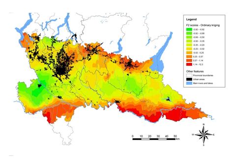 spatial interpolation of the pca results obtained for the top layer download scientific diagram