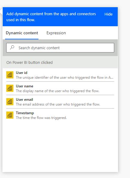Power Automate Visual Cannot Retrieve Values Microsoft Fabric Community