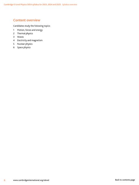 2023 2025 Syllabus Pdf Force Gases