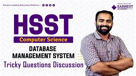 HSST COMPUTER SCIENCE DATABASE MANAGEMENT SYSTEM IMPORTANT QUESTIONS DISCUSSION YouTube