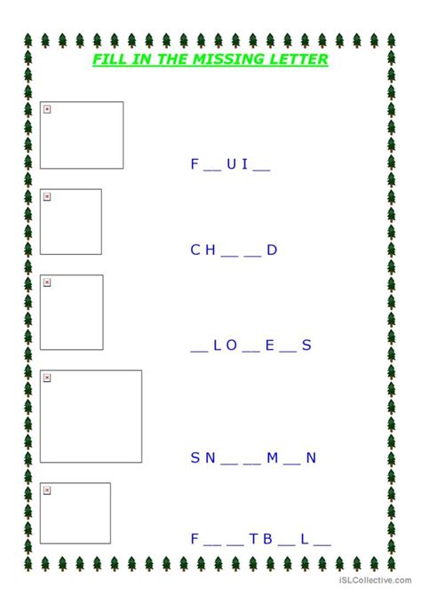 Fill In The Missing Letters English Esl Worksheets Pdf And Doc