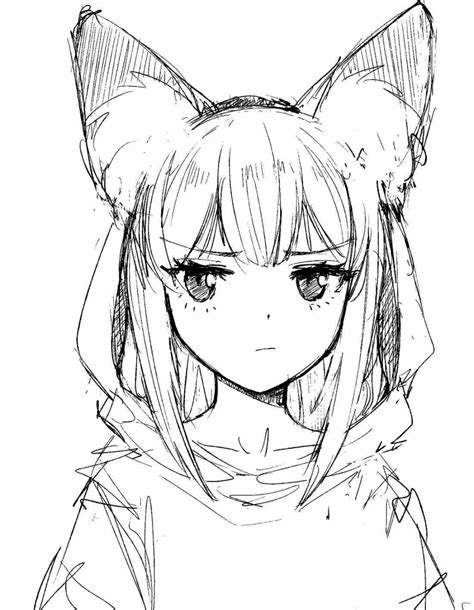 Раскраски Девочки Кошки 70 фото