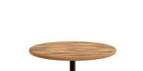 Wooden Board Empty Circle Table With 3d Render 16689284 Png