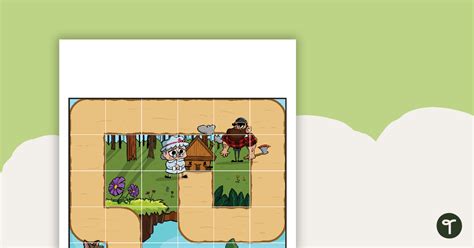 Little Red Riding Hood Coding Robot Mat Teach Starter