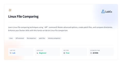 Linux File Comparing Labex