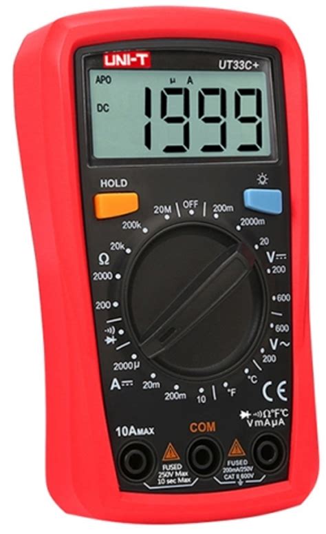 Купити Uni T Ut33c Кишеньковий цифровий мультиметр з гарантією На