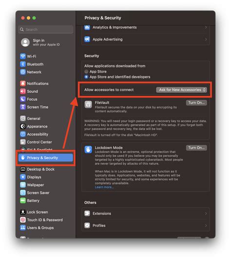 MacOS Ventura Sonoma And USB Thunderbolt Device Security CalDigit