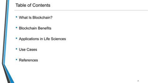 Blockchain In Life Sciences Ppt