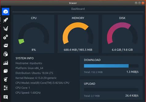 how to optimize linux system with stacer computingforgeeks