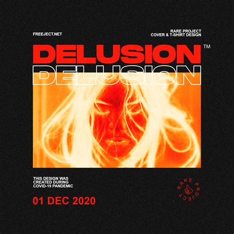 Delusion Cover Art Template Rare Project