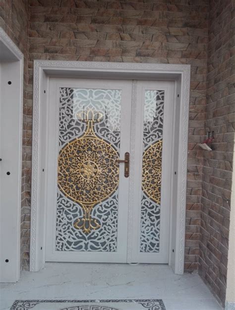 ابواب المنيوم خارجية مودرن 66890559 حديثة للمداخل الرئيسية فخمة