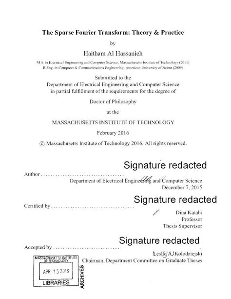 Pdf The Sparse Fourier Transform Theory And Practice Dokumentips