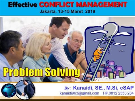 Problem Solving Materi Training Manajemen Konflik Pdf