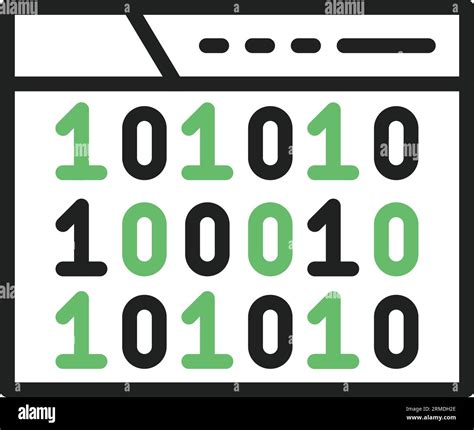 Binary Code Icon Image Stock Vector Image And Art Alamy