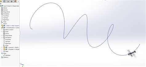 How To Set Up The Path Mate In Solidworks And Make An Airplane Fly Grabcad Tutorials