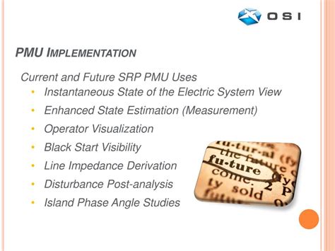 Ppt Integration Of Synchro Phasor Measurements In Power Systems State Estimation For Enhanced