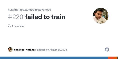 Failed To Train Issue 220 Huggingface Autotrain Advanced GitHub