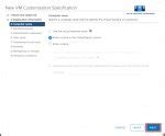 VM Customization Specificaiton Mastering VMware