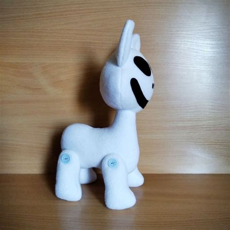 Cartoon Cat White Scp Plush Soft Toy Plushie T Etsy