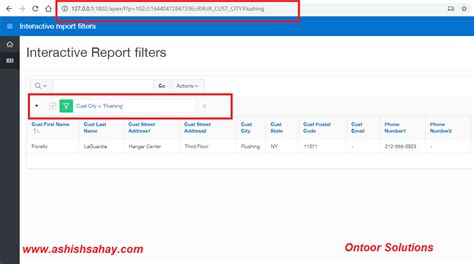 Interactive Report Auto Filter Via Url Oracle Apex Part 1 Ontoor Blogs