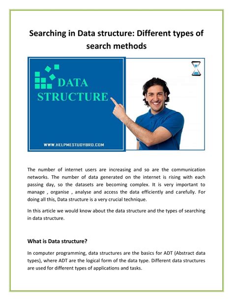 PPT Searching In Data Structure Different Types Of Search Methods PowerPoint Presentation ID