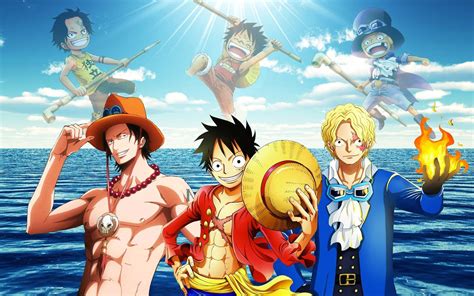 Luffy Ace Sabo Wallpapers Wallpaper Cave