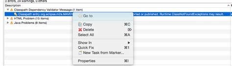 Eclipse Quick Fix Will Not Open Stack Overflow