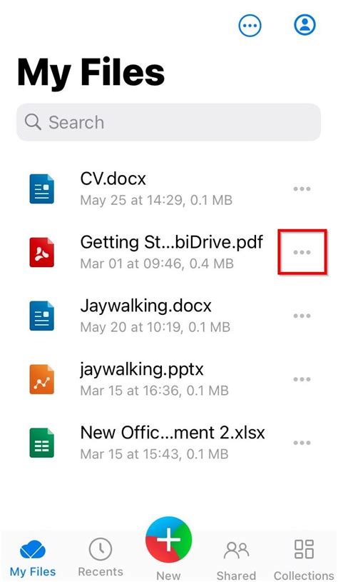 Renombrar Un Archivo O Una Carpeta En MobiDrive IOS MobiSystems