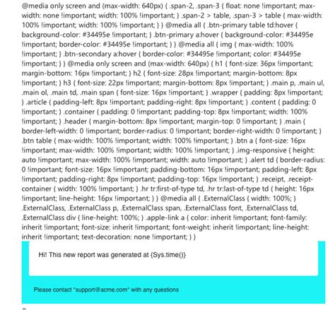 The Emails Sent From Blastula 0 31 Arrive With A Long Paragraph Of Code