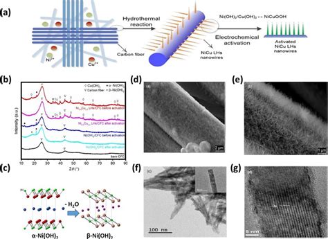 A Schematics Of The Steps Involved To Grow The Nicu Layered Double Download Scientific