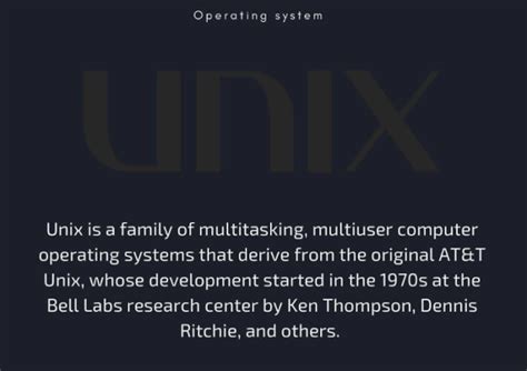 Overview Of Unix Operating System Delhi Magazine Lifestyle