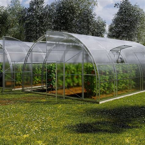 Фото и цены теплицы 6 на 12 м Фермер | Купить теплицу недорого.