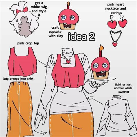 Cosplay Fnaf Funtime Chica 2 Disegni Vestiti