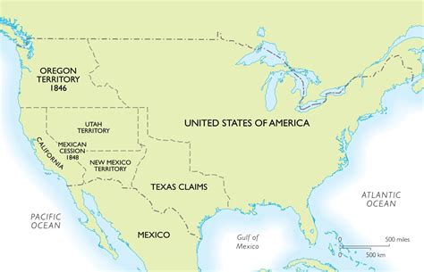 Mexican American War Map
