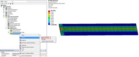 Exporting Results In A Text File In Ansys Researchgate