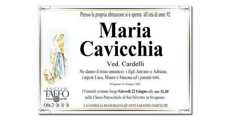 Maria Cavicchia Taffo Onoranze Funebri