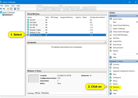 Rename Hyper V Virtual Machine In Windows 11 Windows 11 Forum