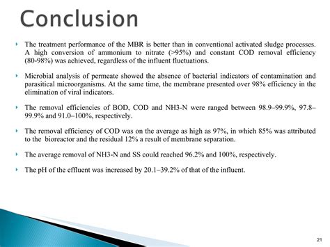 Membrane Bioreactor Technology An Overview Ppt