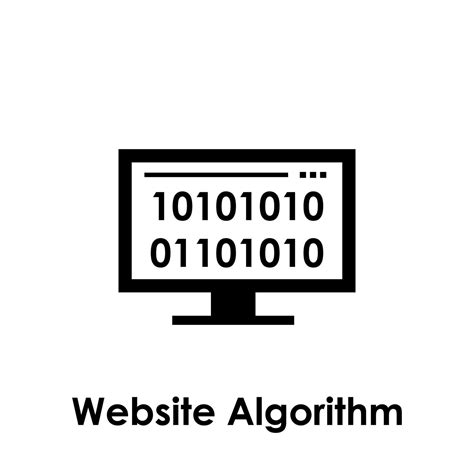 Monitor Codding Website Algorithm Vector Icon Illustration 23038819