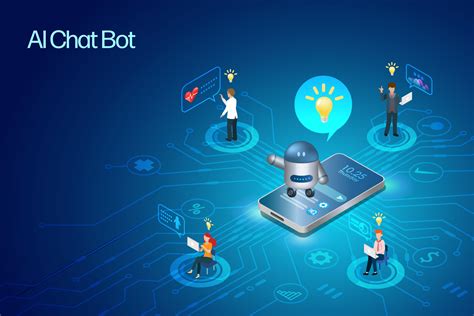ai chat bot on smartphone answer users question with smart solution