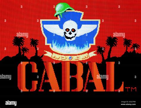 Cabal Nintendo Entertainment System Nes Videogame Editorial Use