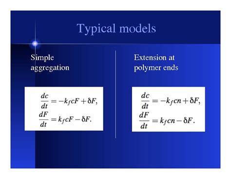 Introduction To Polymerization Kinetics