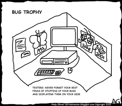 Bug Trophy Bugs Computer Humor Trophy