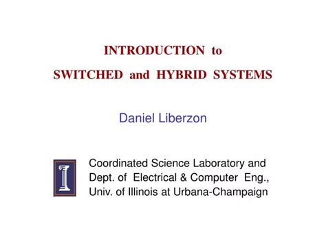 PPT INTRODUCTION To SWITCHED And HYBRID SYSTEMS PowerPoint Presentation ID
