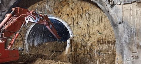 Works In Fori Imperiali Station For The New Line C In Rome Tbm Tunnel Widening For The