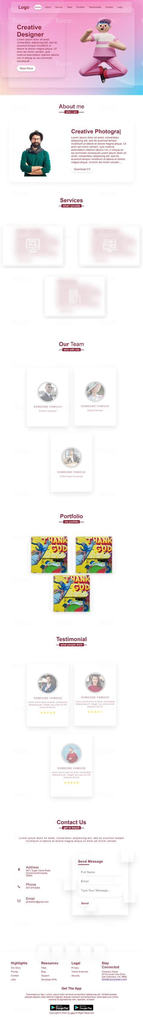 Do Modern Responsive Web Design With Html Css And Javscript By Mehmoodkhan786 Fiverr